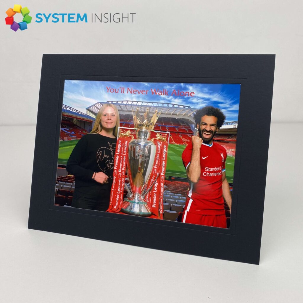 6x8 Modern Black Photo Mounts (100) - System Insight